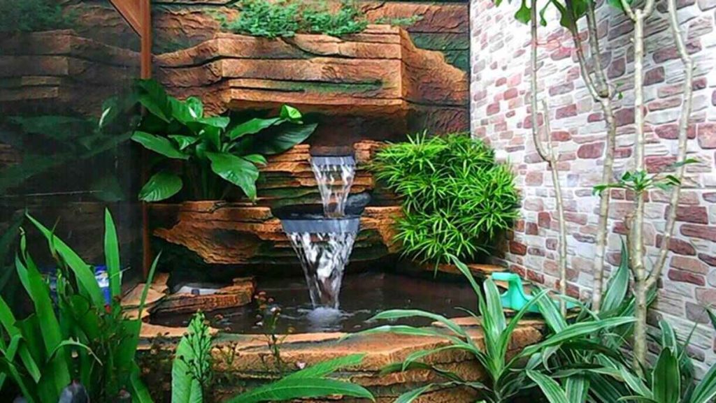 7 Desain Air Terjun Dinding dalam Rumah yang Cantik