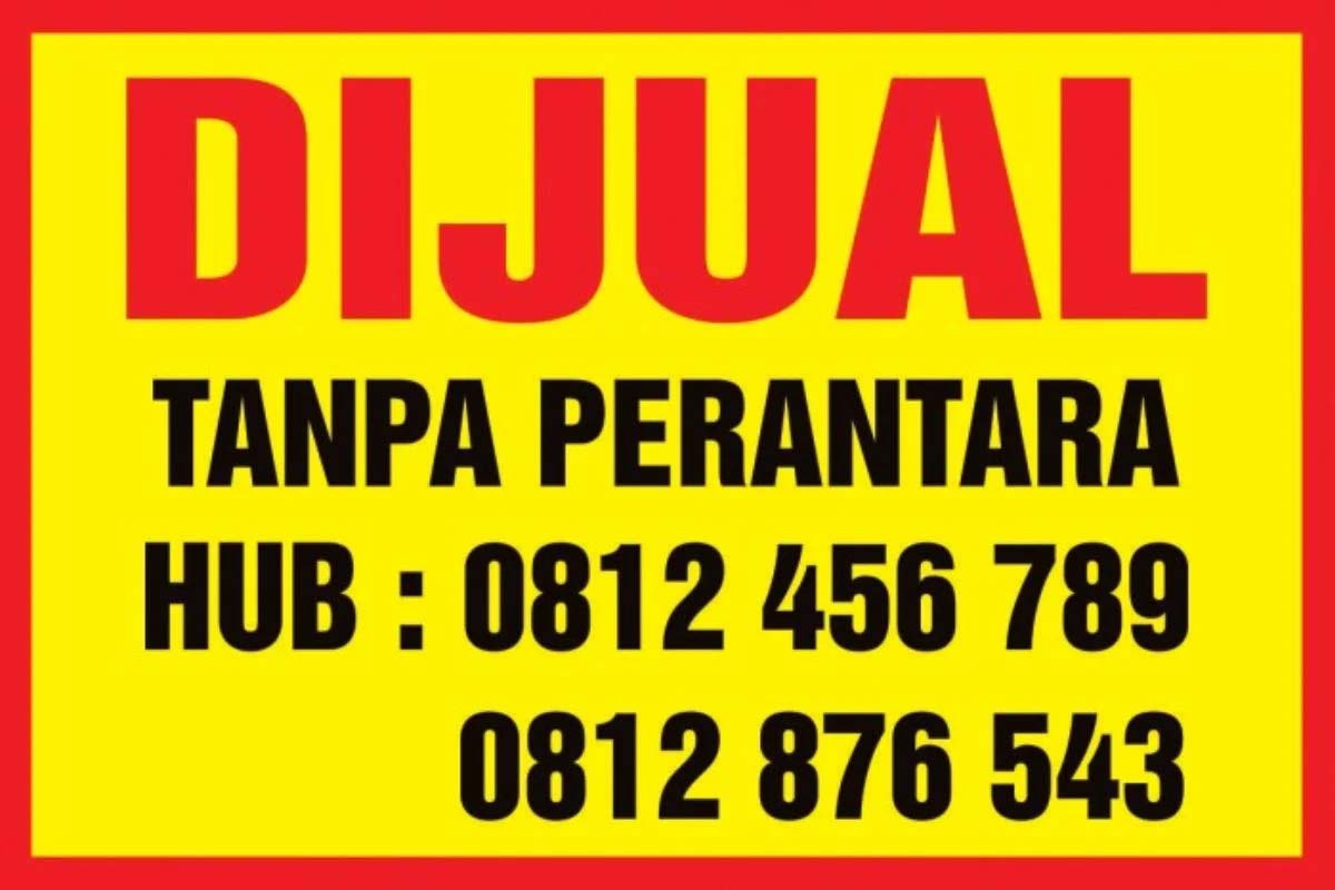 Contoh Banner Rumah Dijual yang Menarik dan Cara Buatnya
