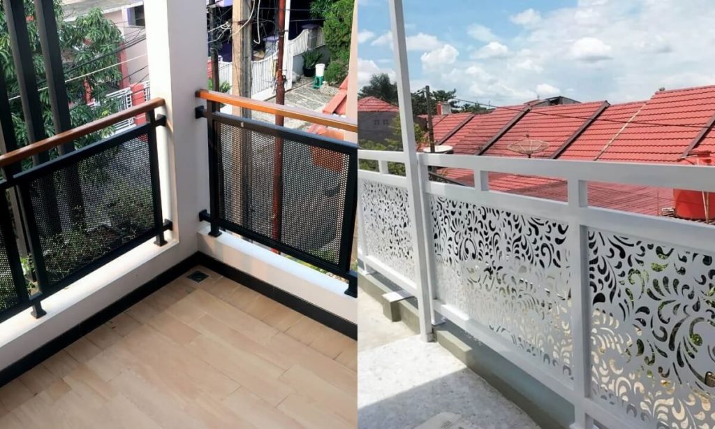 13 Contoh Pagar Balkon Minimalis Terbaru, Modern dan Elegan!