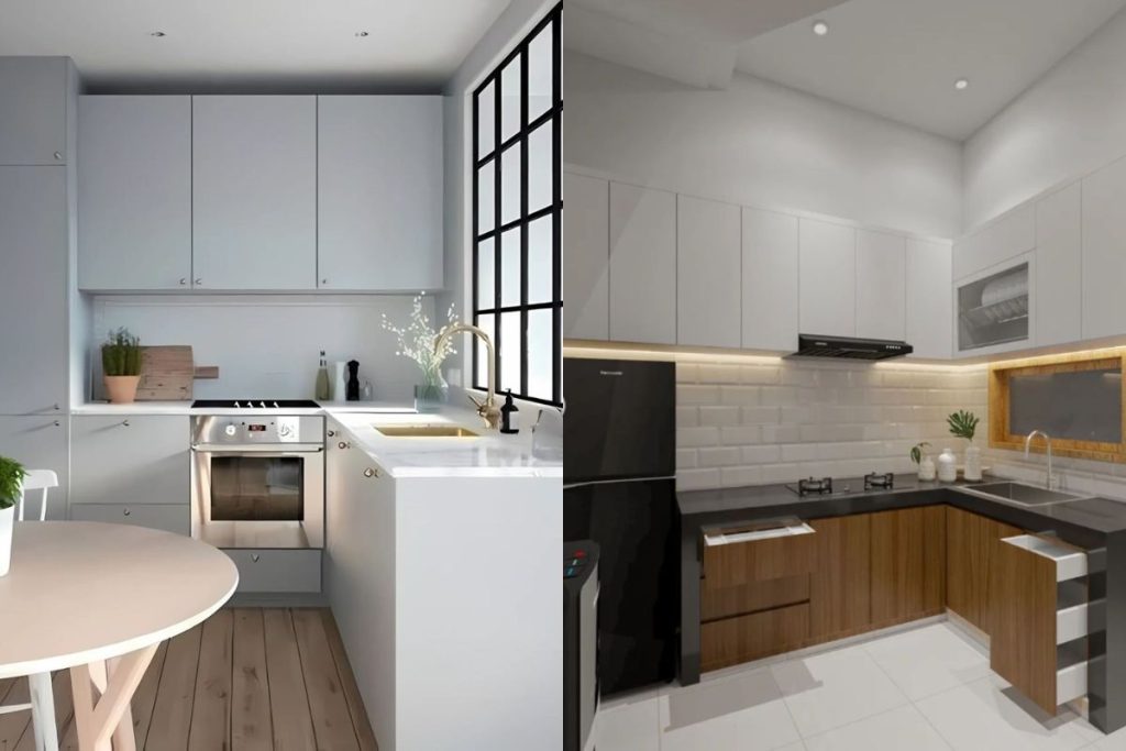 10 Model Kitchen Set Letter L, Minimalis, Klasik, hingga Mewah