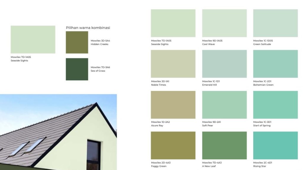 Katalog Cat Mowilex Interior dan Eksterior Disertai Kode Warna Terbaru