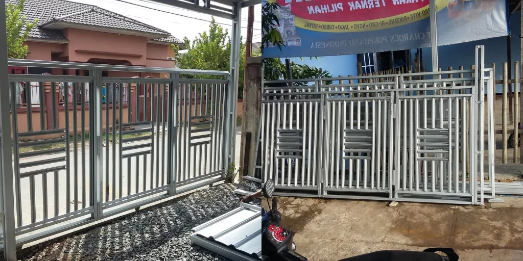 5 Contoh Pagar Rumah dari Baja Ringan, Minimalis & Ekonomis