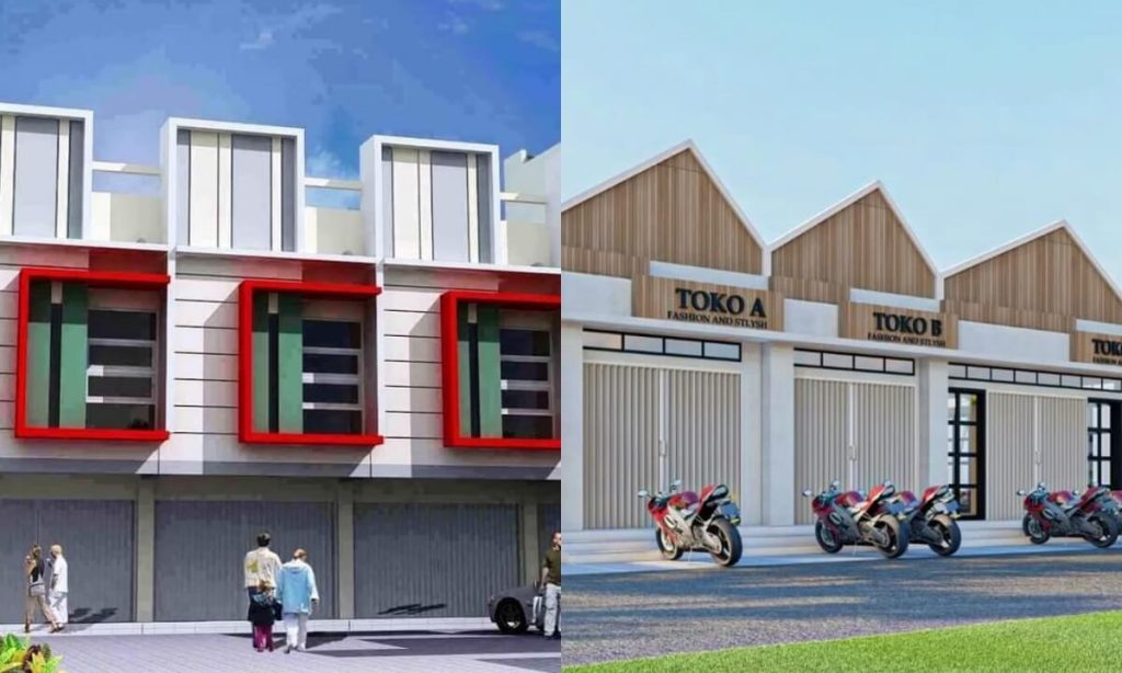 7 Inspirasi Model Atap Ruko yang Modern dan Estetik Terbaru