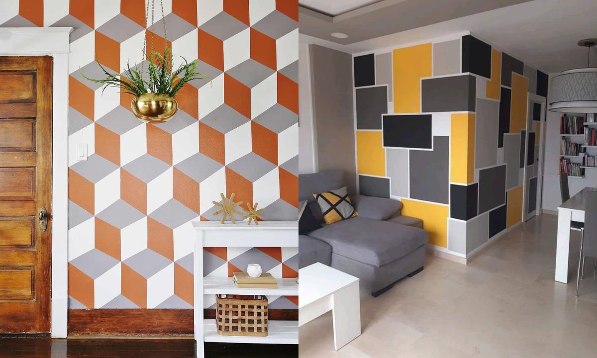 5 Inspirasi Motif Cat Tembok Kotak yang Unik dan Artistik