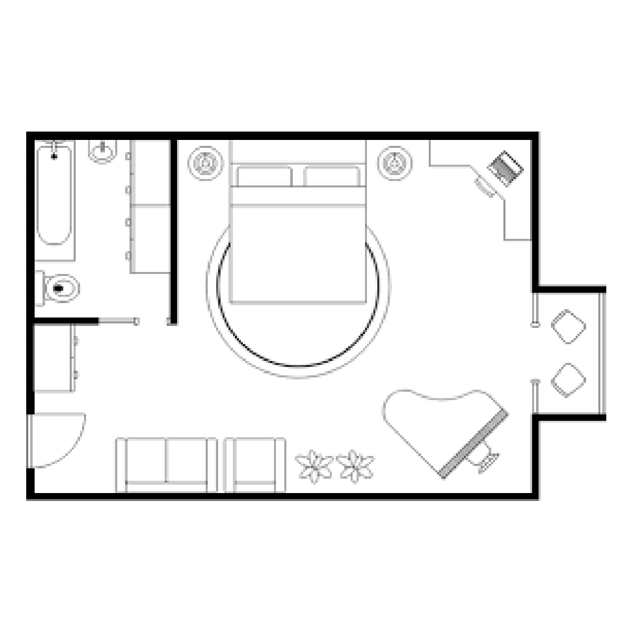 5 Inspirasi Layout Kamar Tidur Utama yang Nyaman | Panduan & Rujukan ...