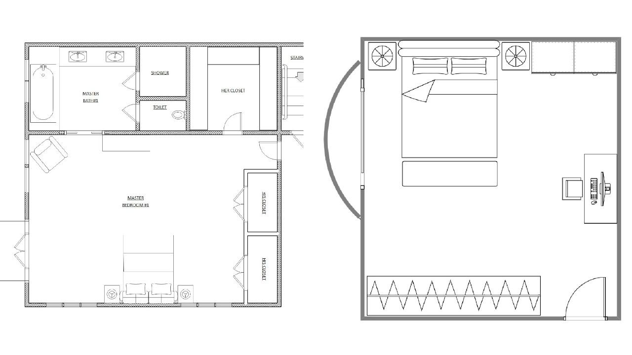 5 Inspirasi Layout Kamar Tidur Utama yang Nyaman | Panduan & Rujukan ...