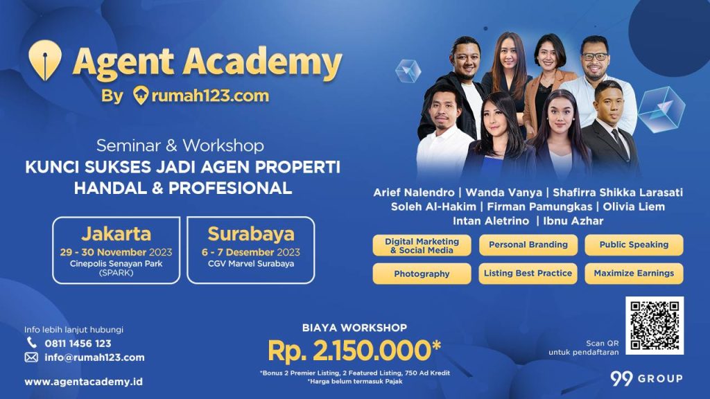 Diajar Narasumber Terbaik, Ikutan Agent Academy by Rumah123, yuk!