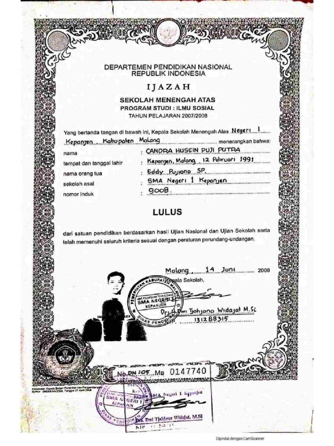 Contoh Legalisir Ijazah Beserta Pengertian dan Syarat Mengajukannya