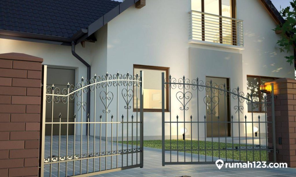 10 Model Pintu Pagar Dorong Minimalis. Hunian Makin Aesthetic!
