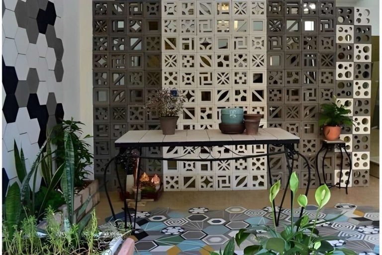 11 Inspirasi Desain Roster Dinding Teras 2024. Hunian Makin Cantik!