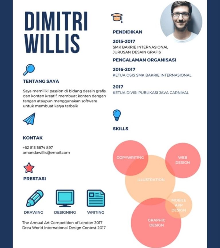 13 Contoh CV Fresh Graduate Tanpa Pengalaman