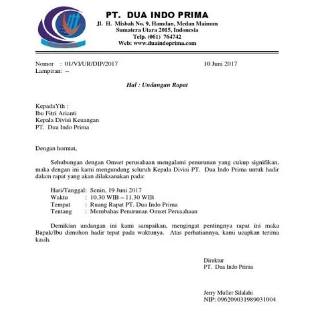 15 Contoh Surat Undangan Resmi untuk Berbagai Keperluan