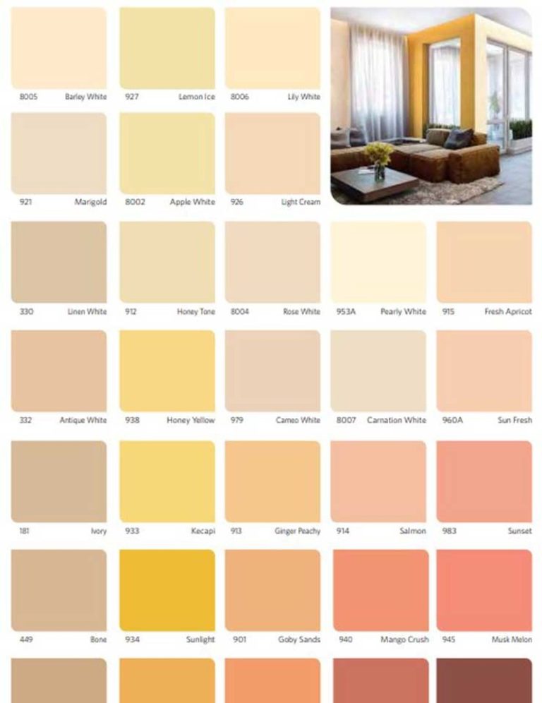 Katalog Warna Cat Vinilex Interior & Eksterior Terbaru 2025