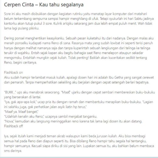 9 Contoh Cerpen Romantis Singkat, Ceritanya Happy Ending!