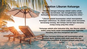 100 Caption Liburan Singkat, Lucu, dan Keren yang Menarik Perhatian