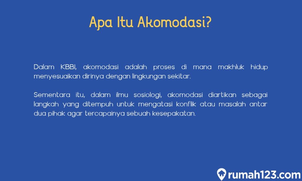 8 Contoh Akomodasi. Disertai Pengertian, Bentuk, dan Tujuannya!