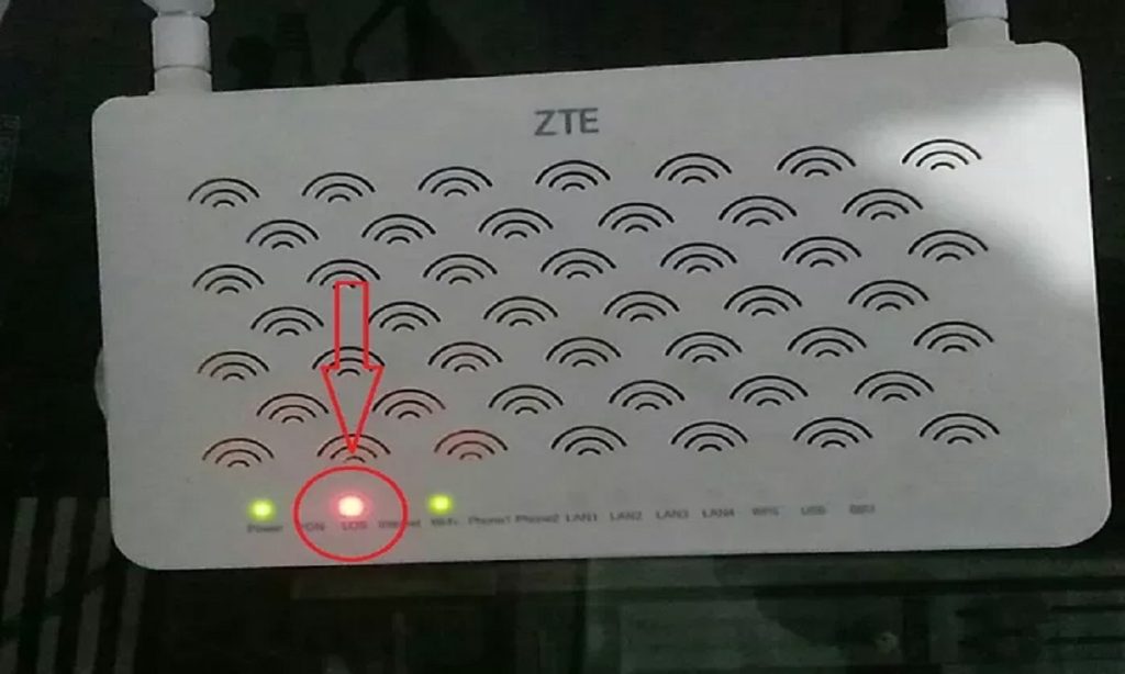 Penyebab dan Cara Mengatasi Wifi LOS Merah. Harus Tahu!