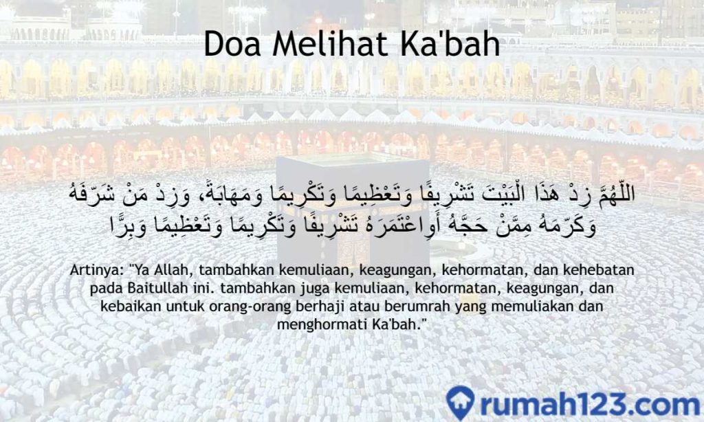 Doa Melihat Kabah saat Naik Haji. Lengkap dengan Latin dan Artinya!