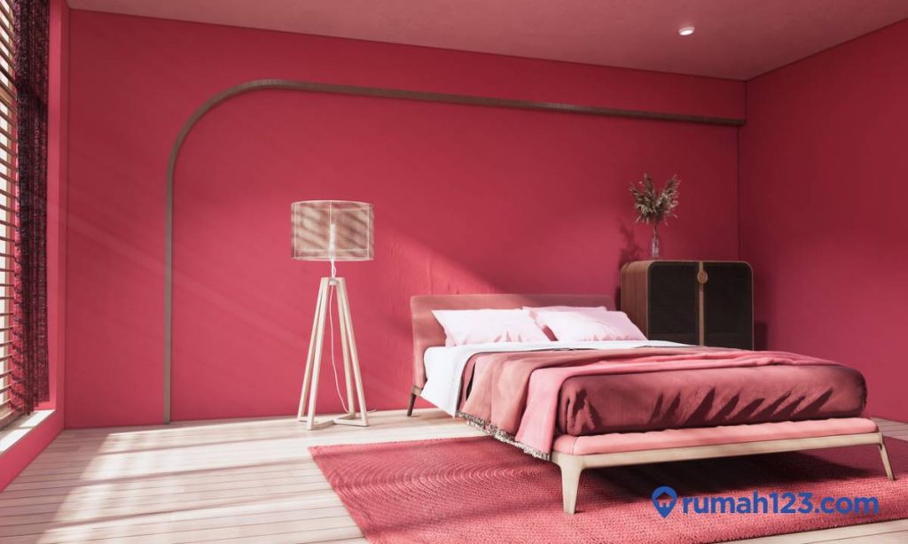 7 Variasi Cat Kamar Warna Merah yang Elegan. Ternyata Bikin Nyaman!