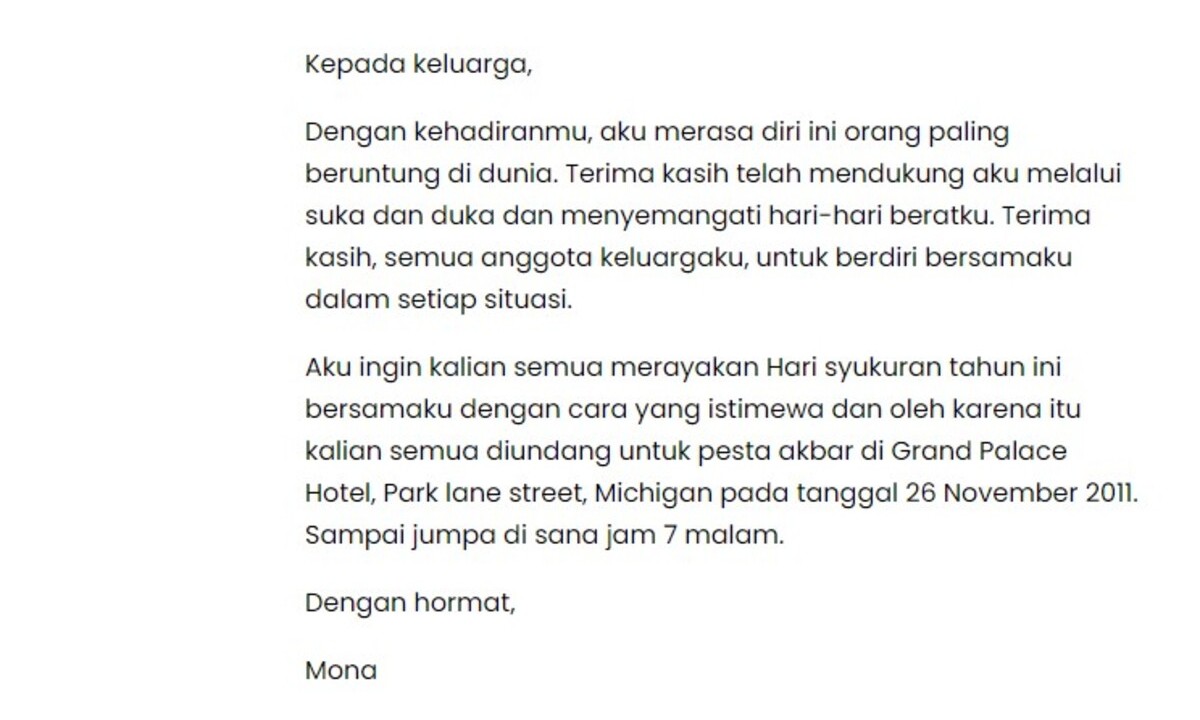5 Contoh Undangan Syukuran Berbagai Acara yang Baik dan Benar