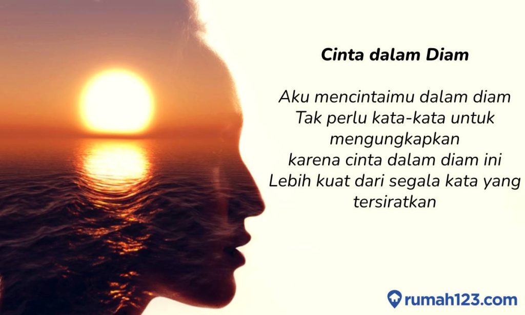 16 Puisi Cinta dalam Diam yang Romantis dan Menyentuh Hati