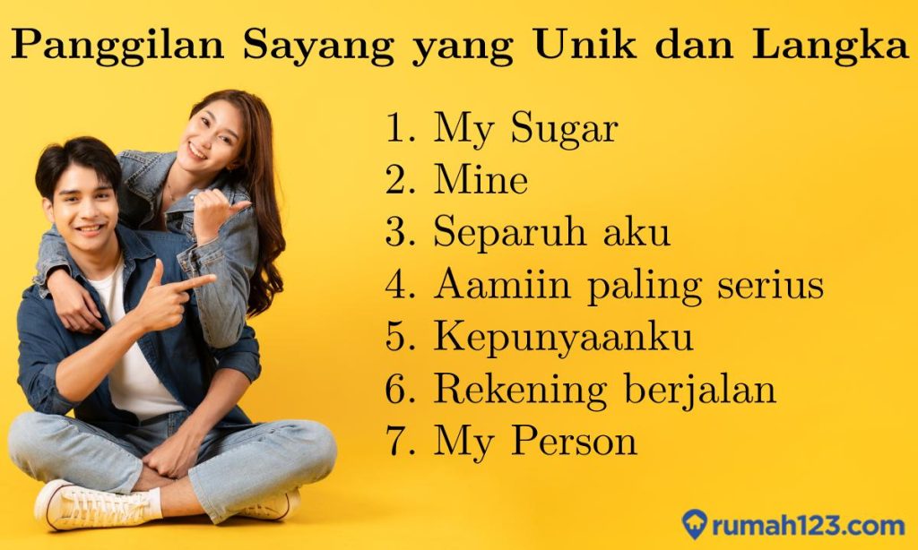 33 Ide Panggilan Sayang yang Unik dan Langka untuk Pasangan