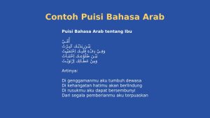 11 Contoh Puisi Bahasa Arab Singkat dan Artinya