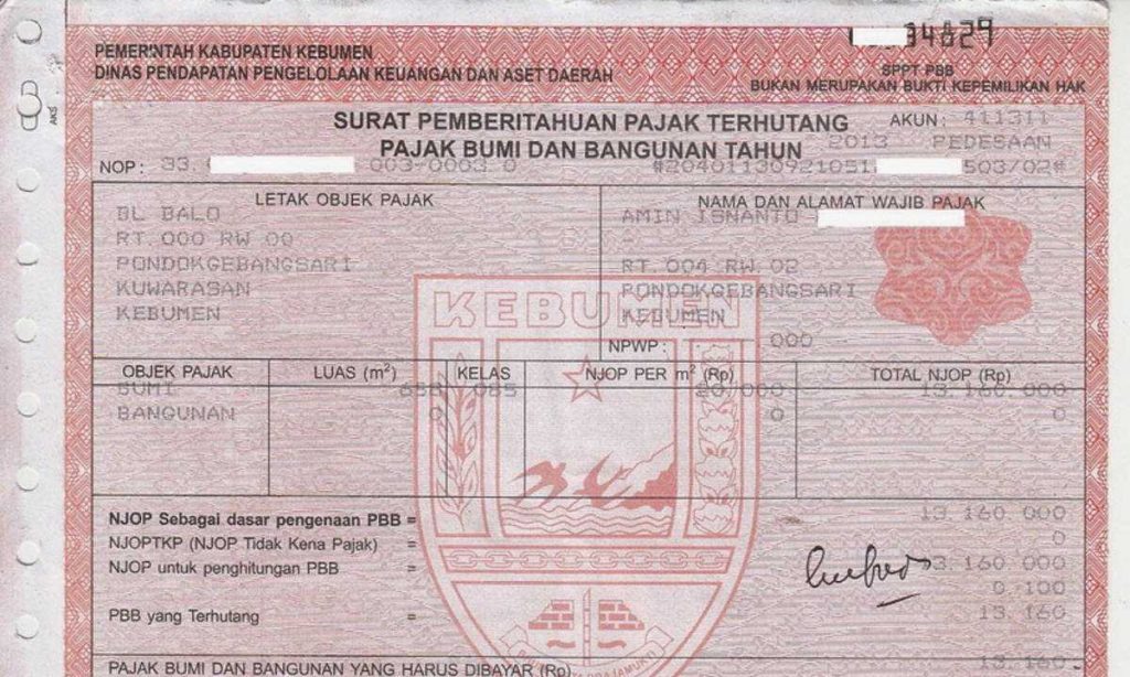 Cara Mengurus SPPT PBB yang Hilang Terbaru 2023. Wajib Tahu!