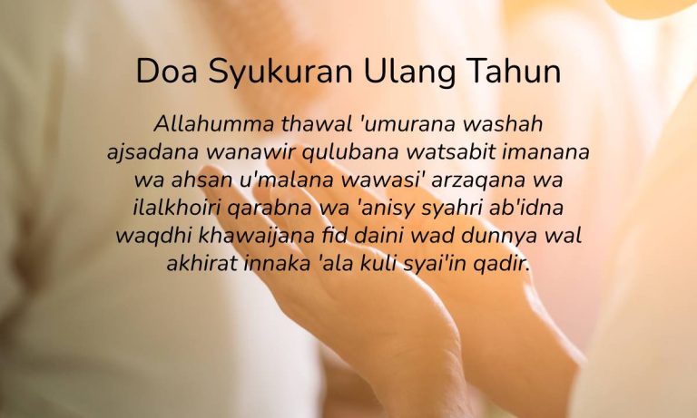 10 Teks Doa Syukuran Singkat Arab, Latin, dan Artinya Lengkap