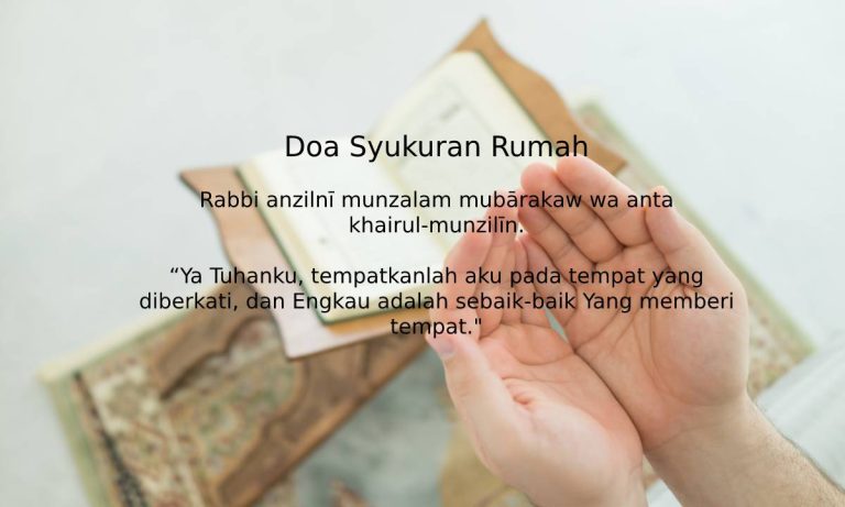 10 Teks Doa Syukuran Singkat Arab, Latin, dan Artinya Lengkap