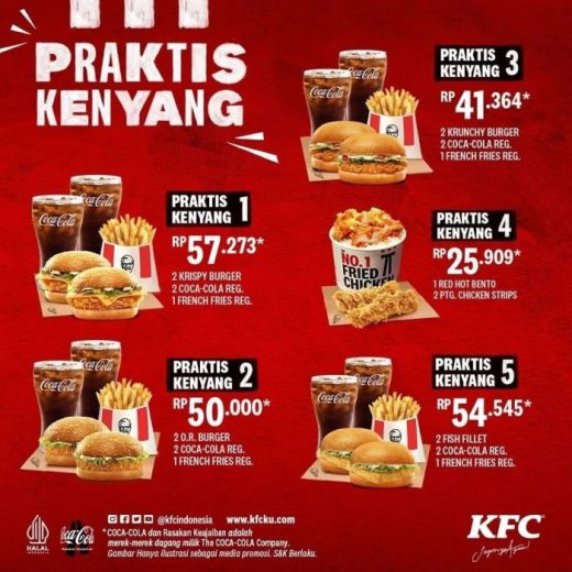 Daftar Menu KFC 2024 dan Harga Terbaru. Disertai Informasi Promo!