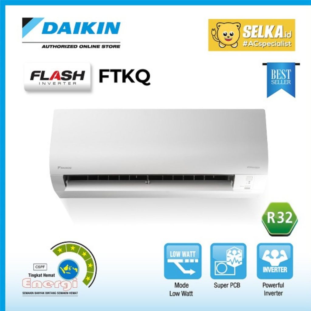 5 Rekomendasi AC Daikin 1/2 PK Beserta Keunggulannya