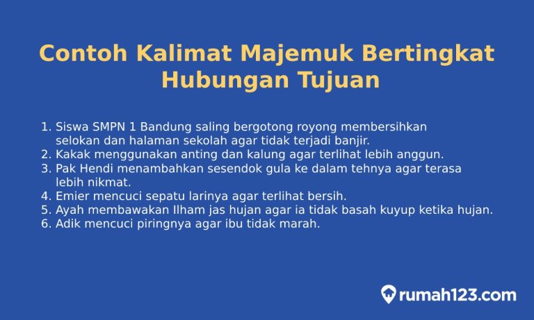 66 Contoh Kalimat Majemuk Bertingkat Menurut Jenisnya