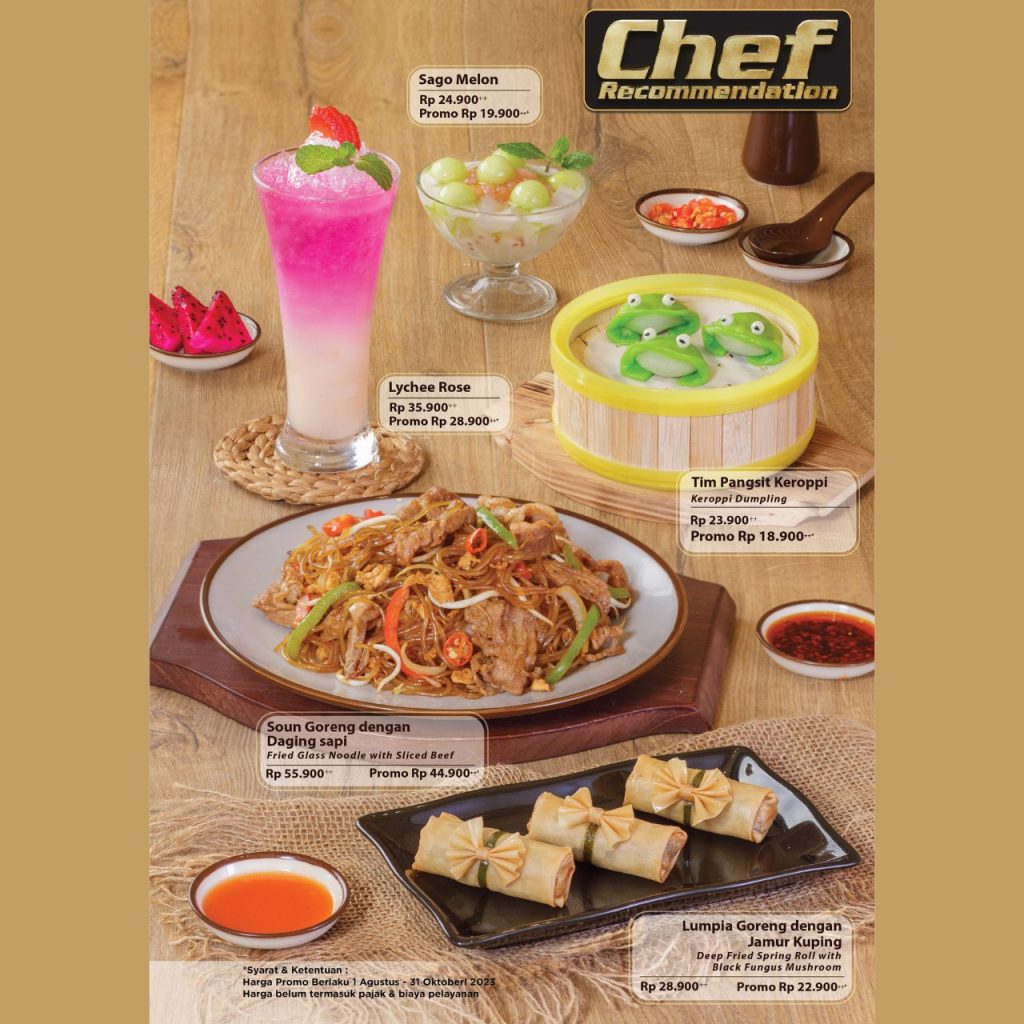 Menu Imperial Kitchen & Dimsum 2024, Lengkap dengan Harganya!