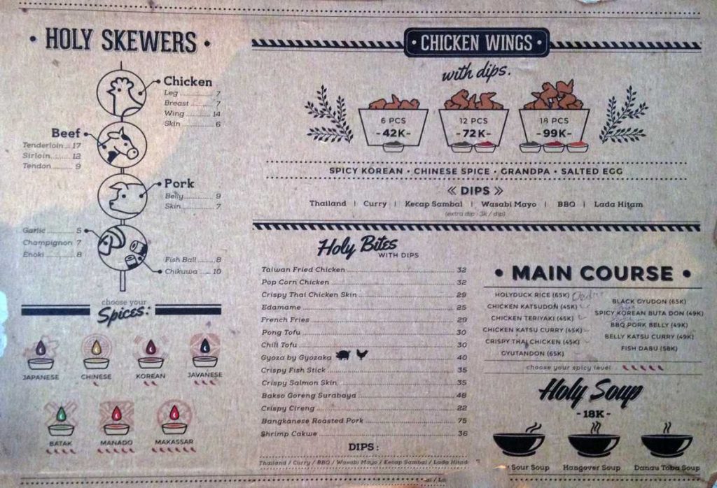 Daftar Menu Holywings Terbaru 2023. Lengkap dengan Harganya!