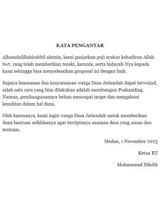10 Contoh Kata Pengantar Proposal, Buat Penelitian & Kegiatan