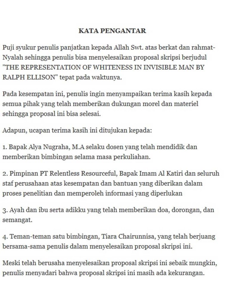 10 Contoh Kata Pengantar Proposal, Buat Penelitian & Kegiatan