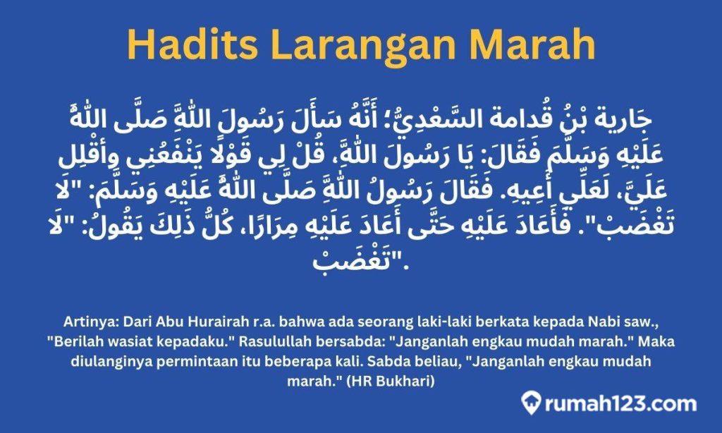 7 Hadits Larangan Marah dalam Islam yang Perlu Dipahami