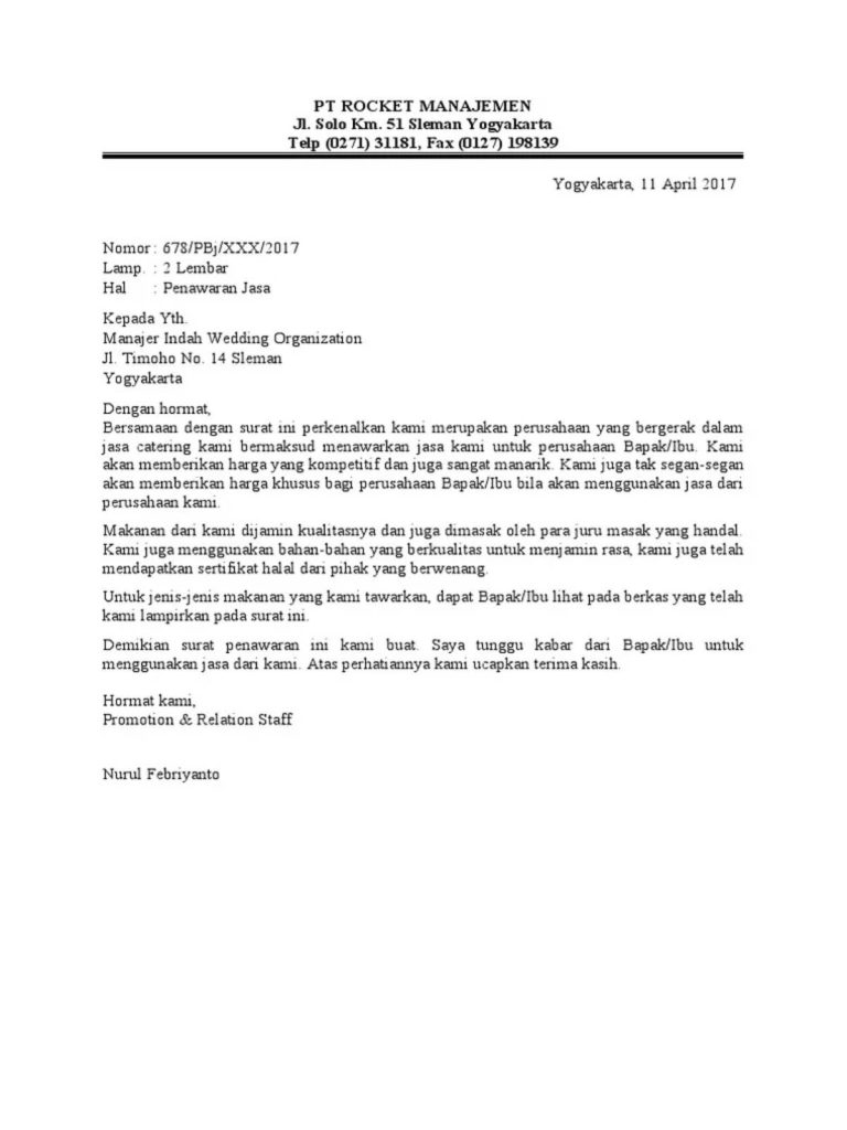 10 Contoh Surat Permintaan Penawaran. Disertai Definisi dan Formatnya!