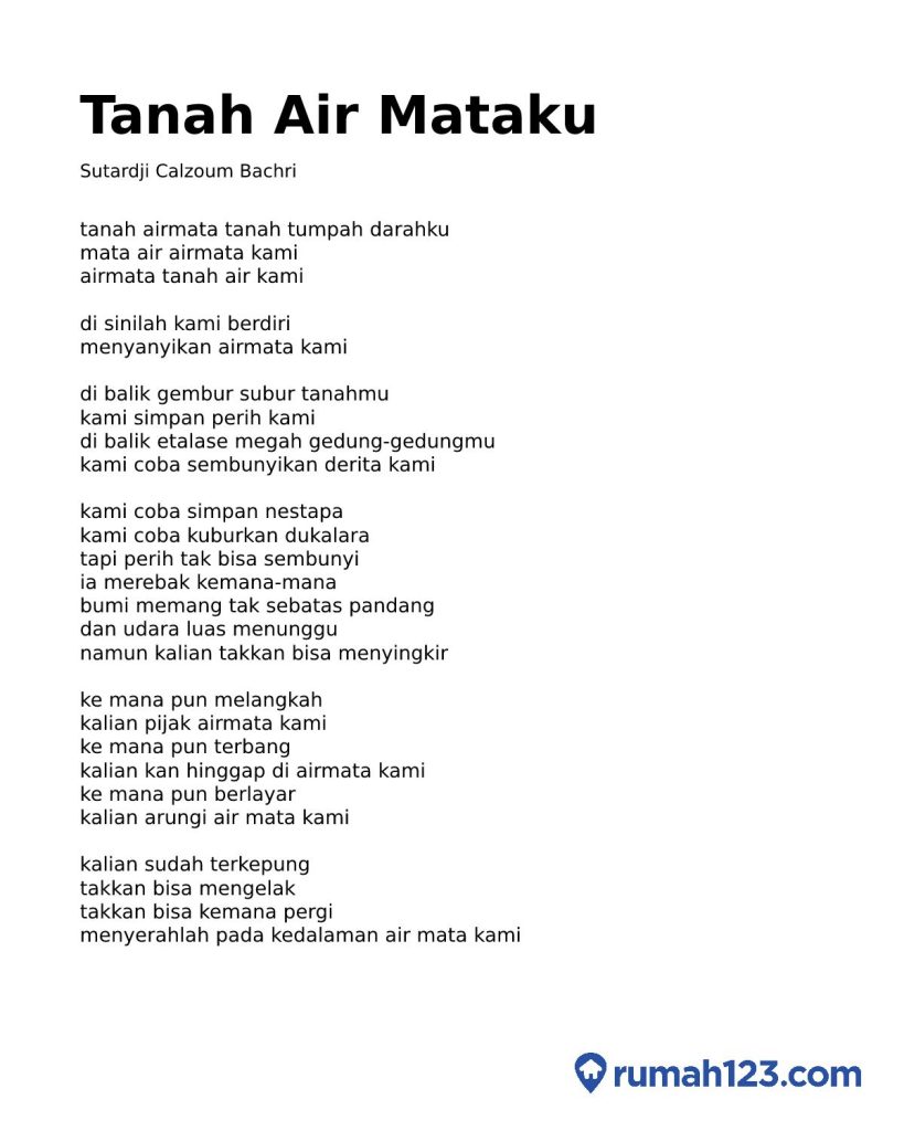 15 Contoh Puisi Cinta Tanah Air yang Menyentuh Hati