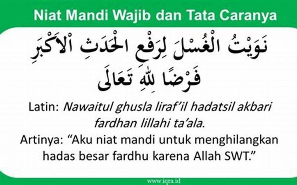 Tata Cara Mandi Wajib Laki Laki. Dilengkapi Doa & Langkahnya!