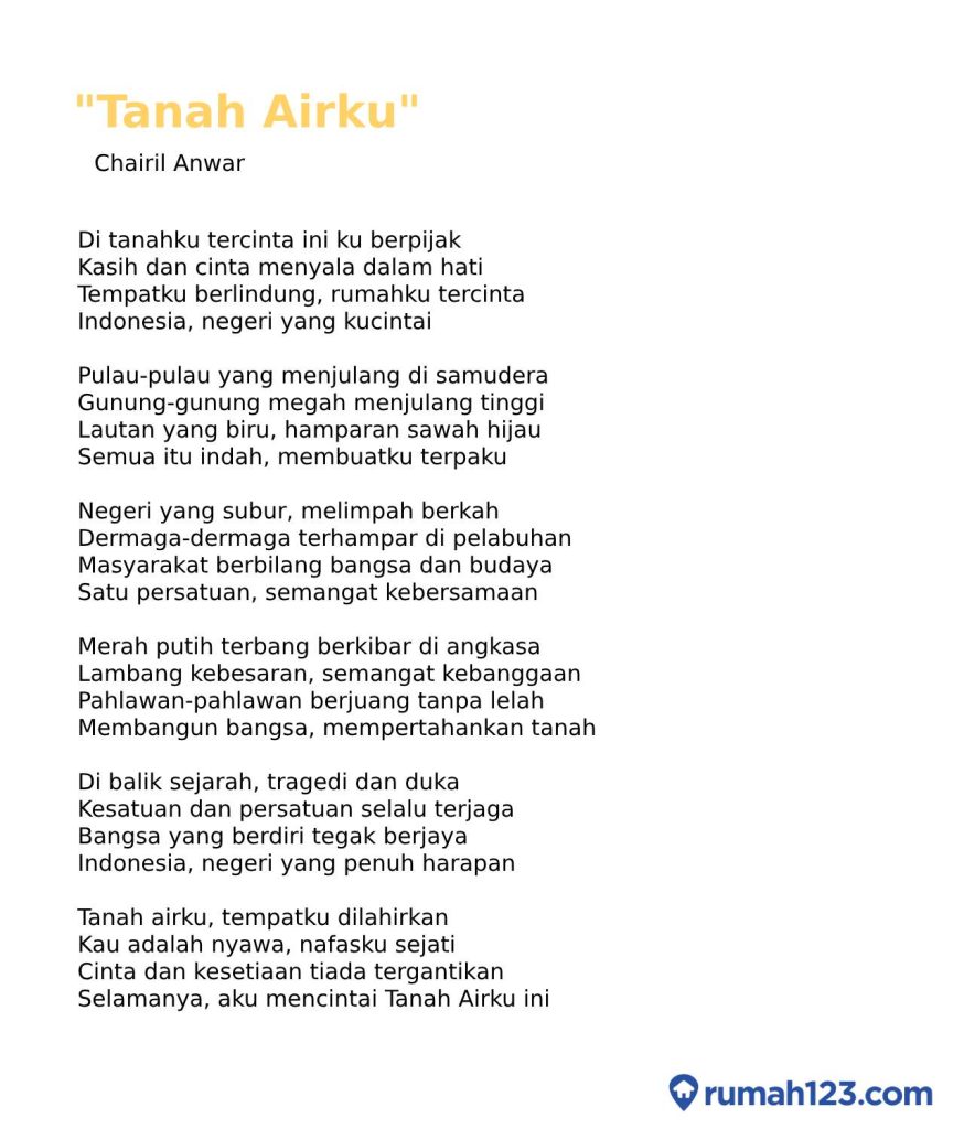 15 Contoh Puisi Cinta Tanah Air yang Menyentuh Hati