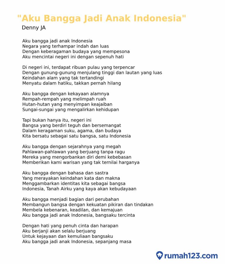 15 Contoh Puisi Cinta Tanah Air yang Menyentuh Hati