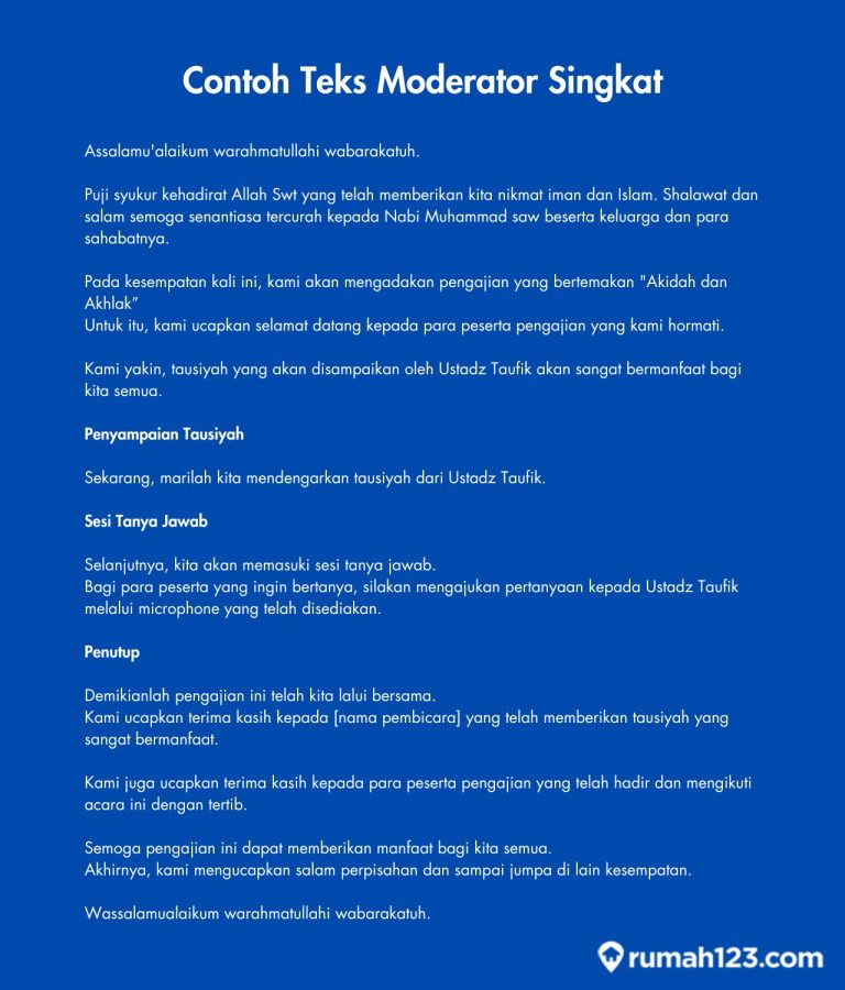 12 Contoh Teks Moderator untuk Berbagai Sesi yang Baik dan Benar