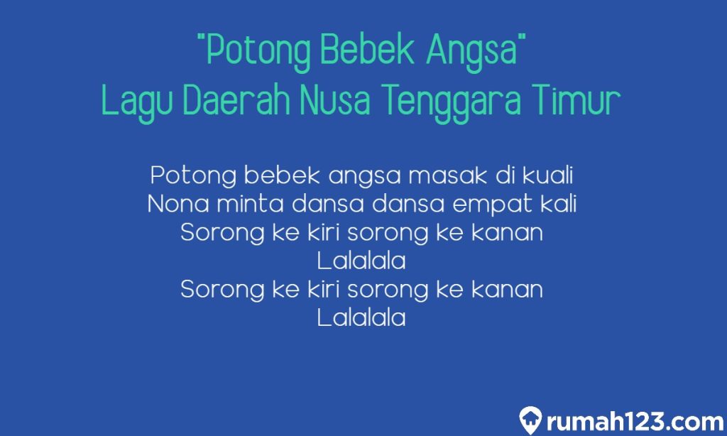 25 Lirik Lagu Daerah Pendek dan Mudah Dihafal Terlengkap
