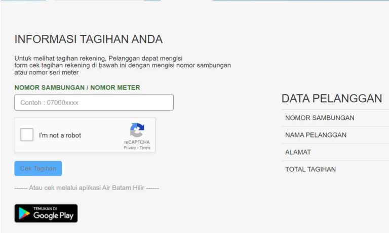 5 Cara Cek Tagihan Air Batam Online (Web, Aplikasi, dll)