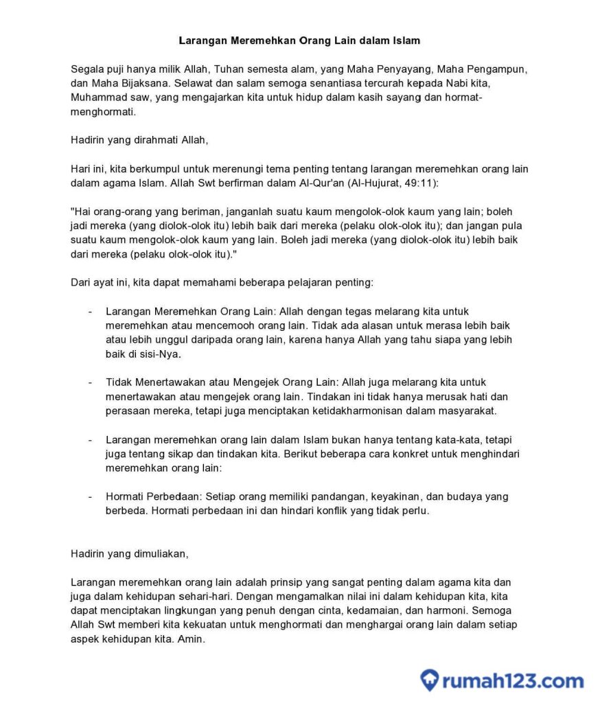 15 Teks Khutbah Jumat Singkat Berbagai Tema Terbaru. Paling Lengkap!