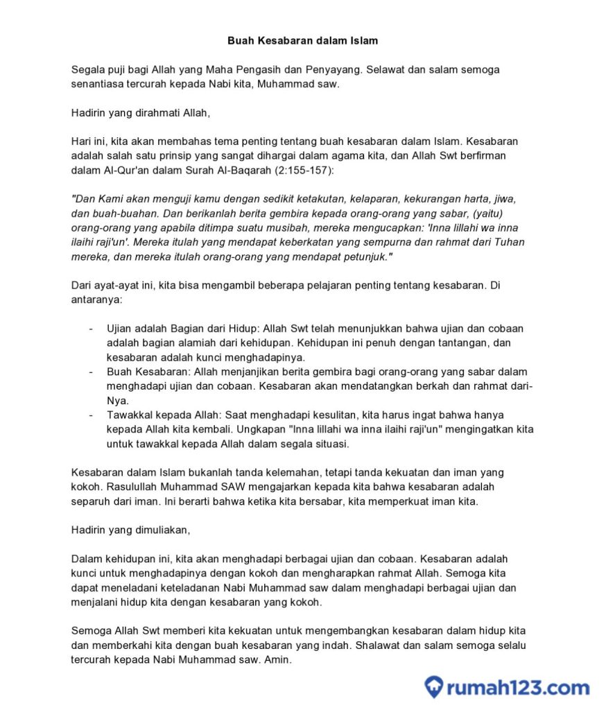 15 Teks Khutbah Jumat Singkat Berbagai Tema Terbaru. Paling Lengkap!