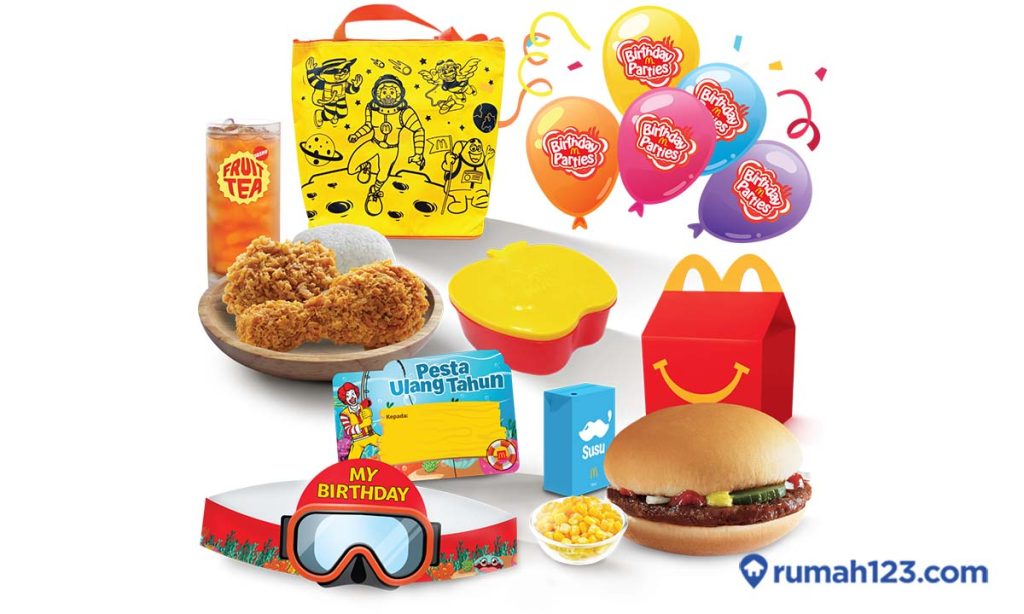 Rincian Harga Paket Ulang Tahun McD Terbaru 2023