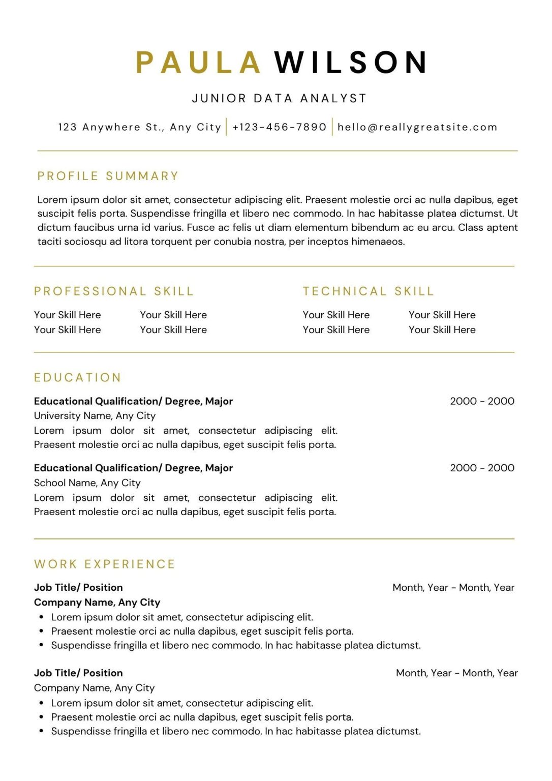 7 Contoh CV ATS Friendly yang Baik dan Benar. Bisa Lolos Screening!